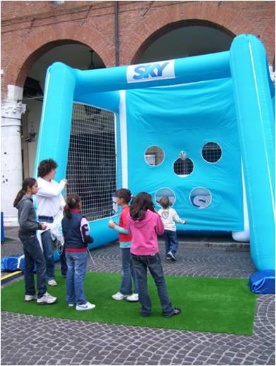 inflatable rugby events